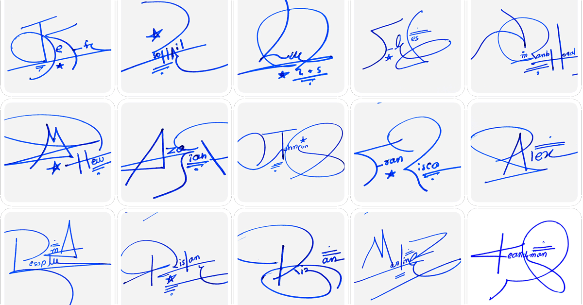 Beautiful Signatures in Handwriting - Signature Style