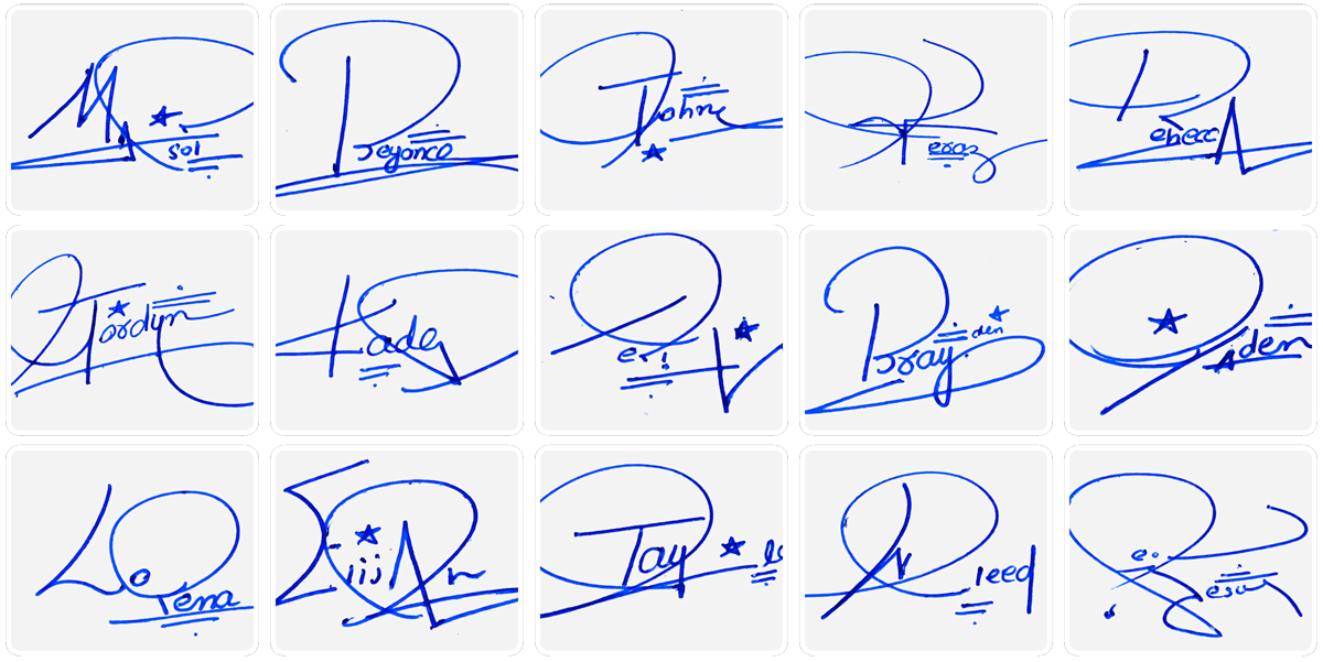 Cursive Signature Ideas - Signature Style