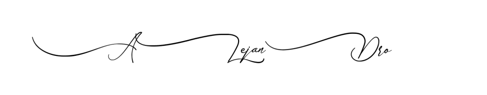 Alejandro Name Signature Styles - Signature Style