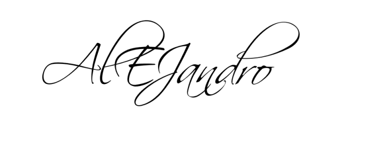 Alejandro Name Signature Styles - Signature Style