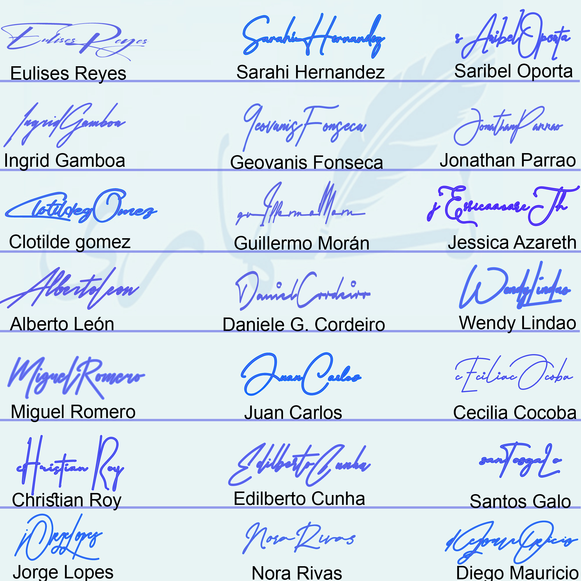 Short Signature of My Name - Signature Style