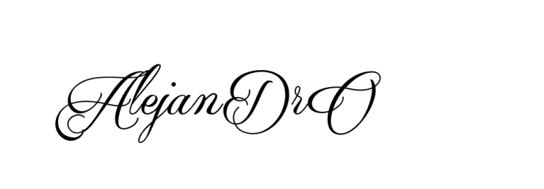 Alejandro Name Signature Styles - Signature Style